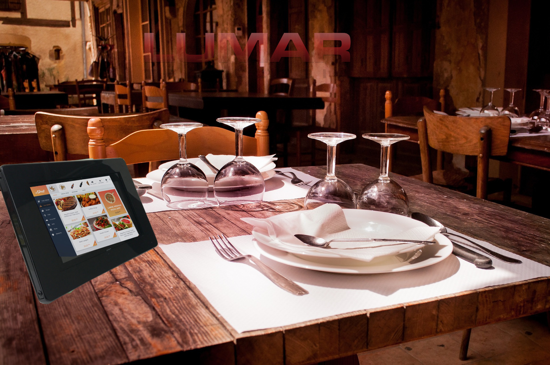 proteção-ipad-self-checkout-acrilico - Lumar Tecnologia