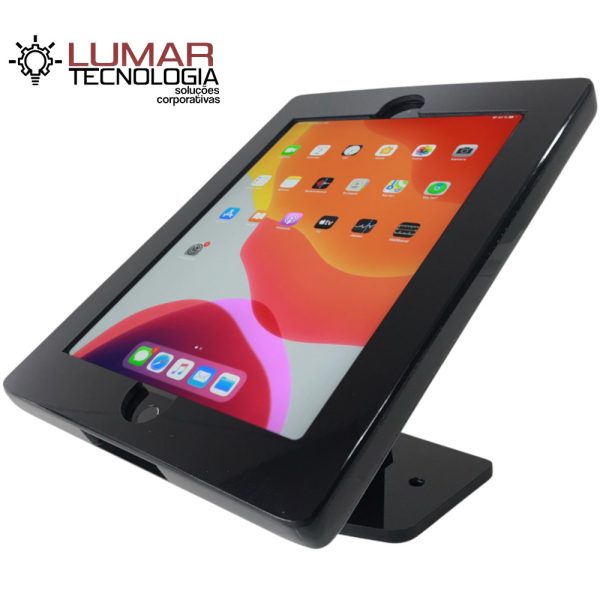 Totem de mesa para tablet - Lumar Tecnologia